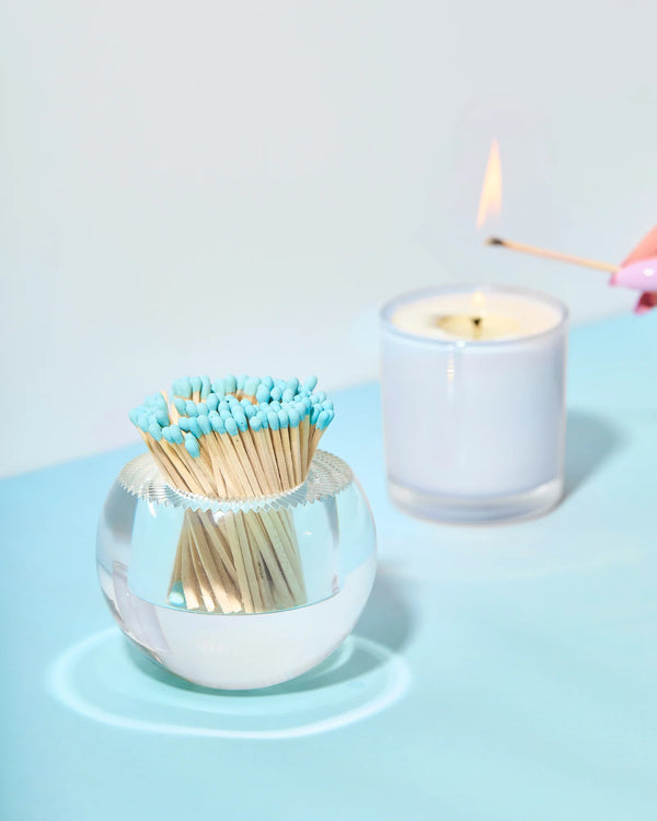 Acrylic Match Striker, Light Blue - Hunt and Bloom