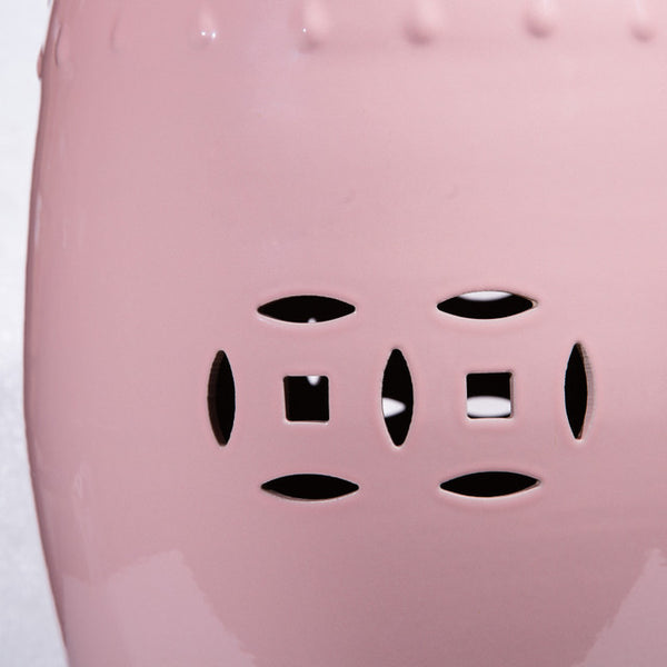 Elia Garden Stool, Pink - Hunt and Bloom