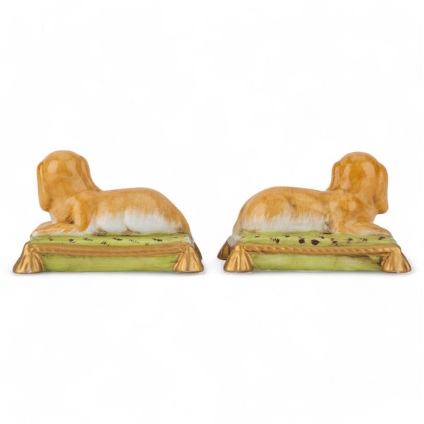 Preppy Pillow Top Spaniels - Hunt and Bloom
