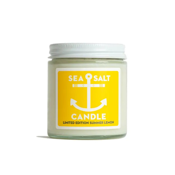 Seasalt Candle, Lemon - Hunt and Bloom