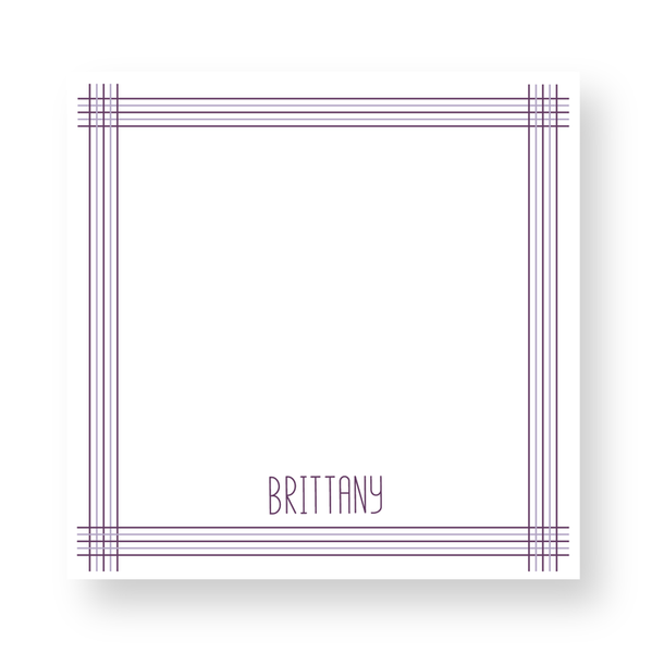 Custom Border & Frame Notepad - Hunt and Bloom