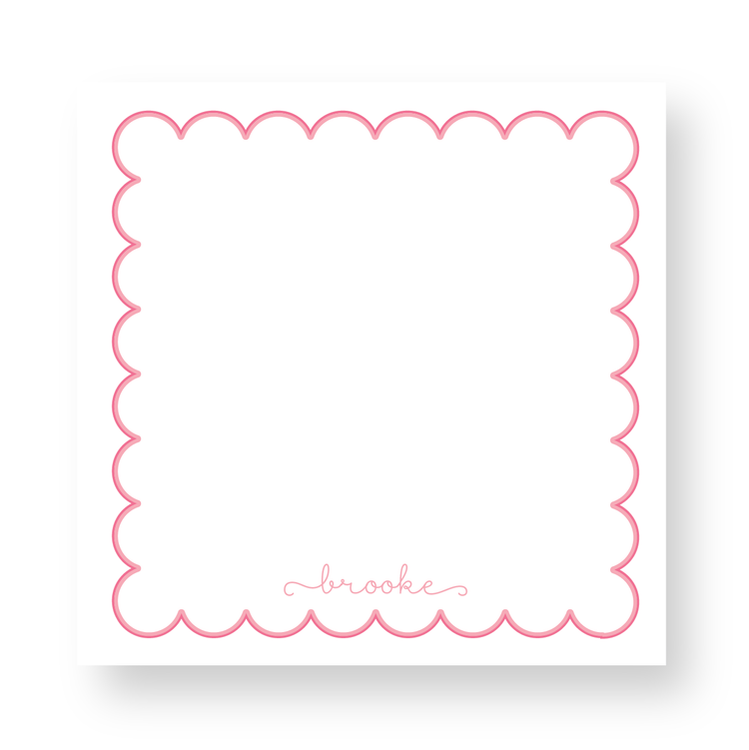 Custom Border & Frame Notepad - Hunt and Bloom