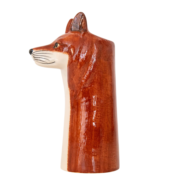 Quail Ceramics Fox Flower Vase - Hunt and Bloom