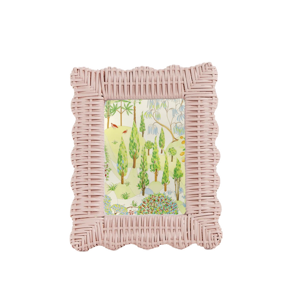 Daniel Wicker Frame, Pink, Multi Sizes - Hunt and Bloom