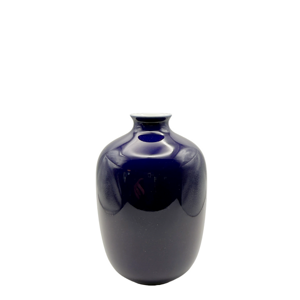 Lacy Tiny Plum Bud Vase, Indigo Gloss - Hunt and Bloom