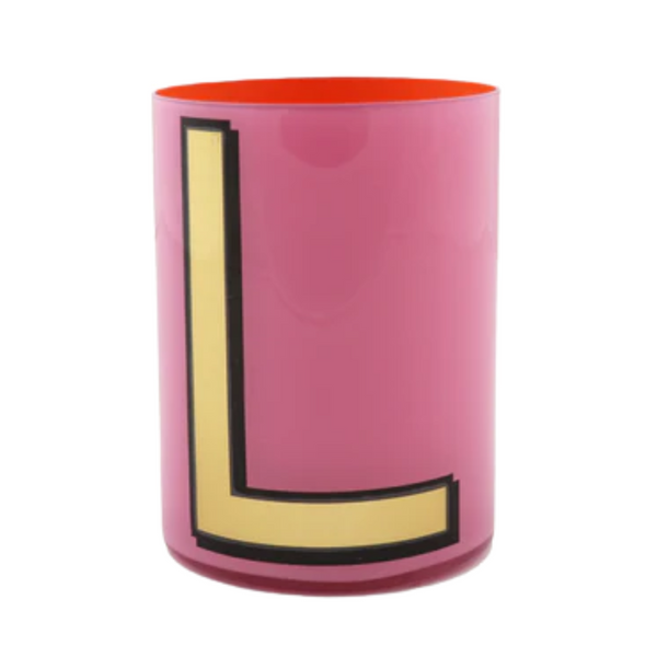 Alphabet Brush Pot, L - Hunt and Bloom